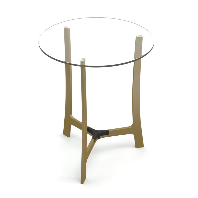 Tomchay Glass Top End Table